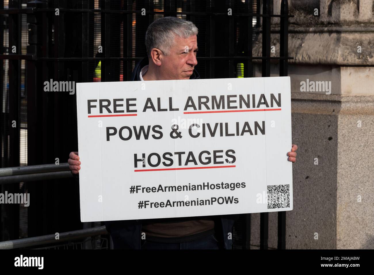Protest against Azerbaijan actions in the Nagorno-Karabakh conflict ...