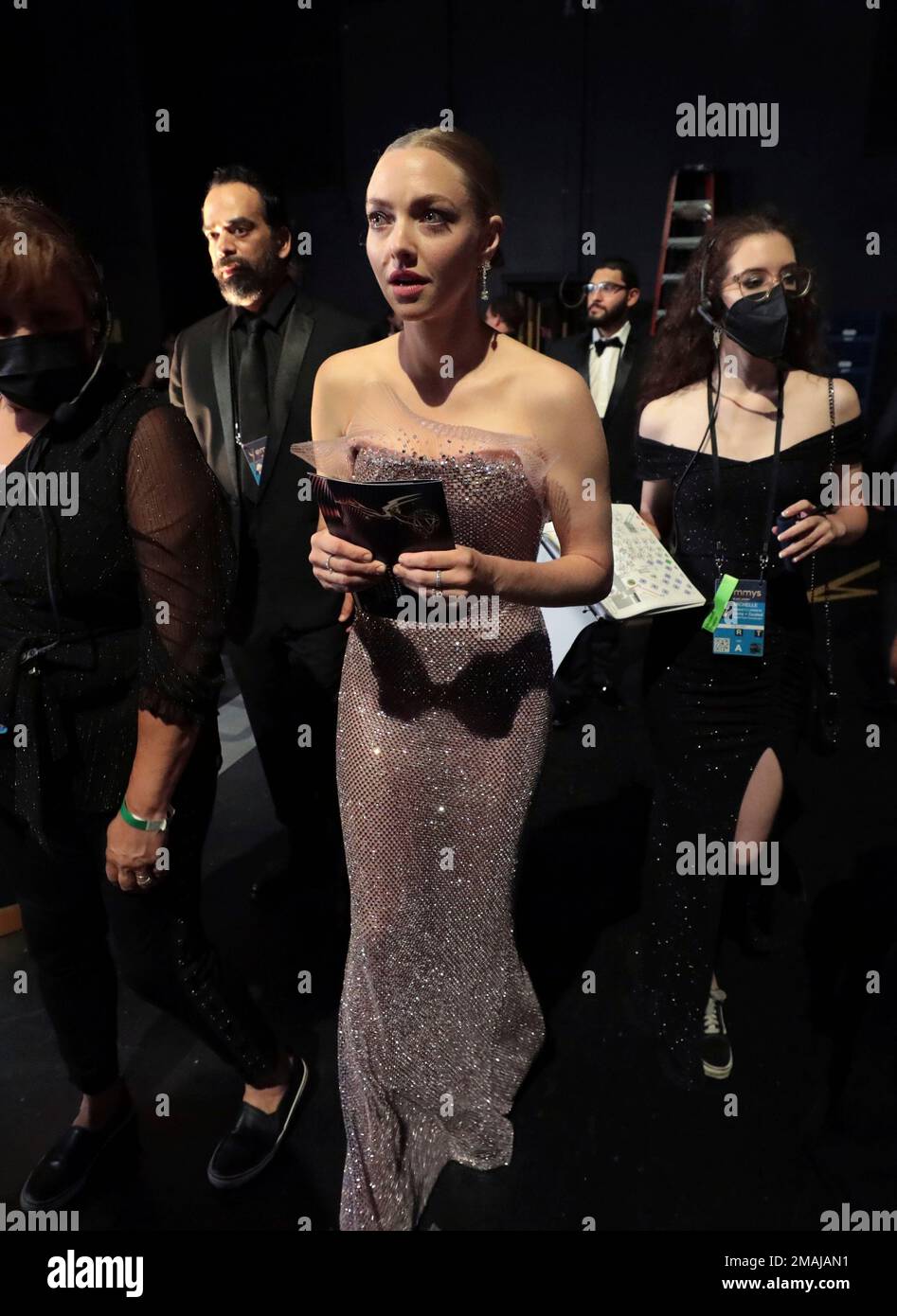 Amanda Seyfried at the 74th Emmy Awards on Monday, Sept. 12, 2022 at ...