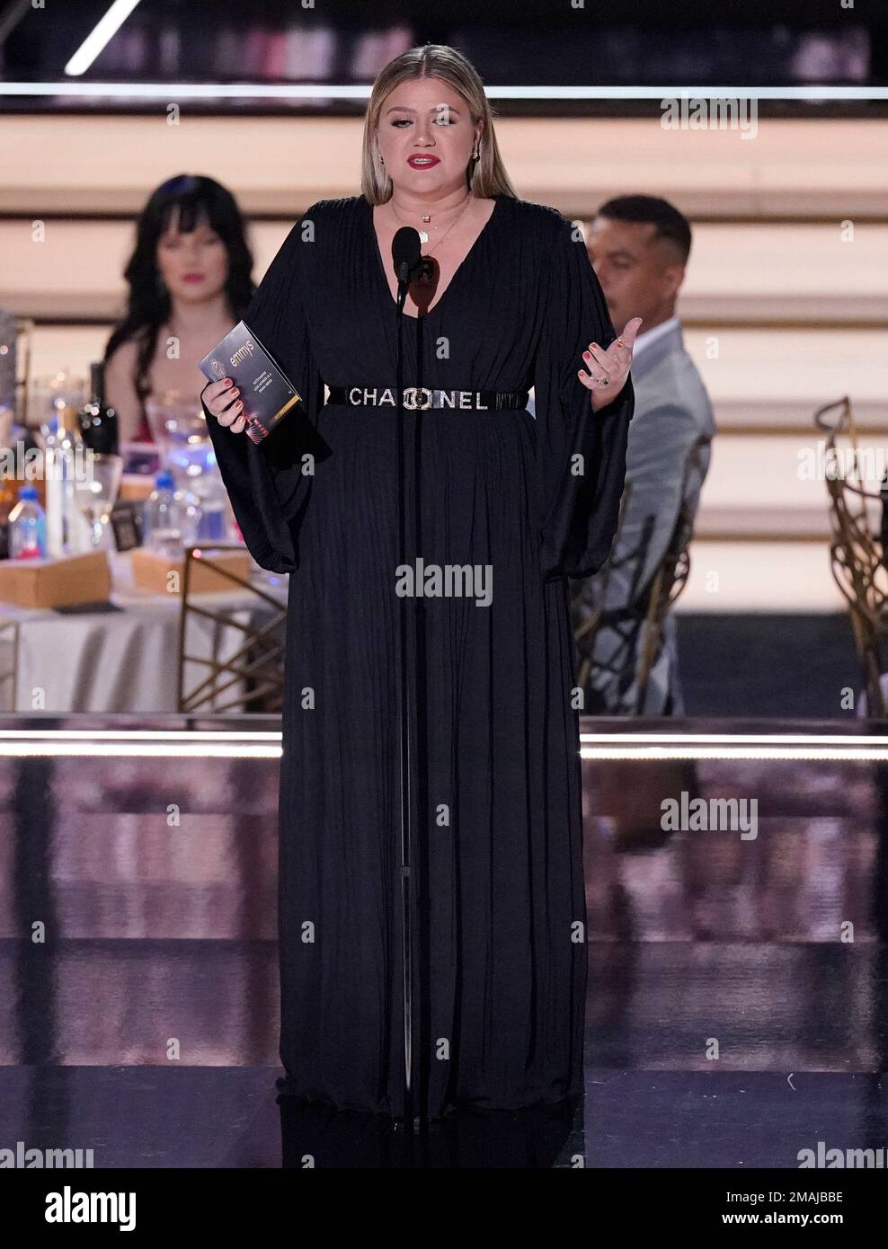 Kelly Clarkson presents the Emmy for outstanding lead actress in a ...