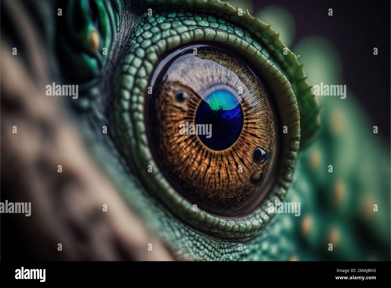 Close up of a lizards eye hi-res stock photography and images - Alamy