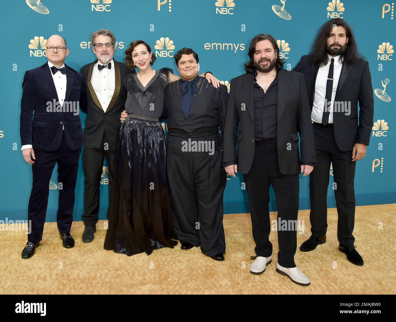Mark Proksch, from left, Jemaine Clement, Kristen Schall, Harvey ...