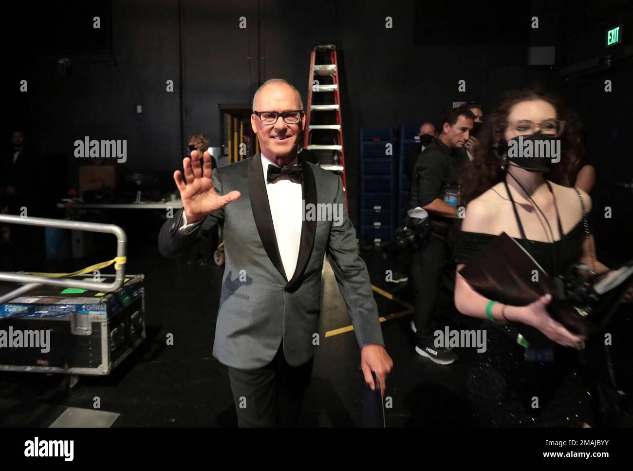 Michael Keaton at the 74th Emmy Awards on Monday, Sept. 12, 2022 at the ...