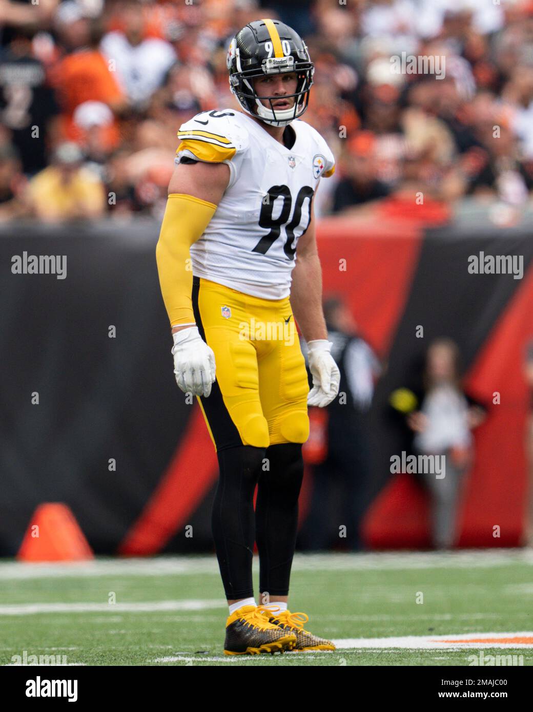Pittsburgh Steelers linebacker T.J. Watt (90) plays during an NFL ...