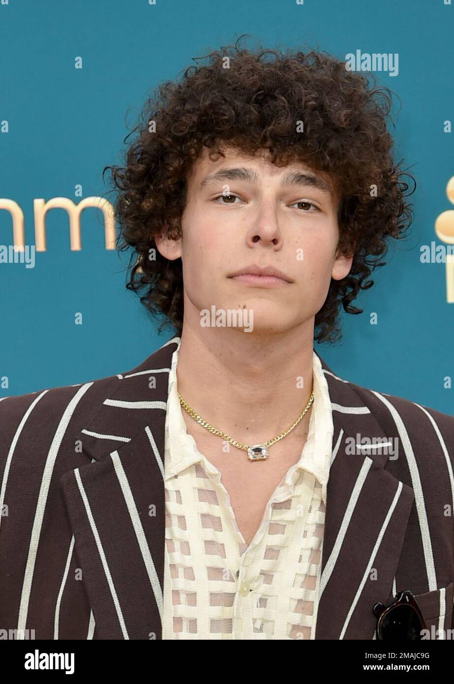 Reece Feldman arrives at the 74th Primetime Emmy Awards on Monday, Sept ...