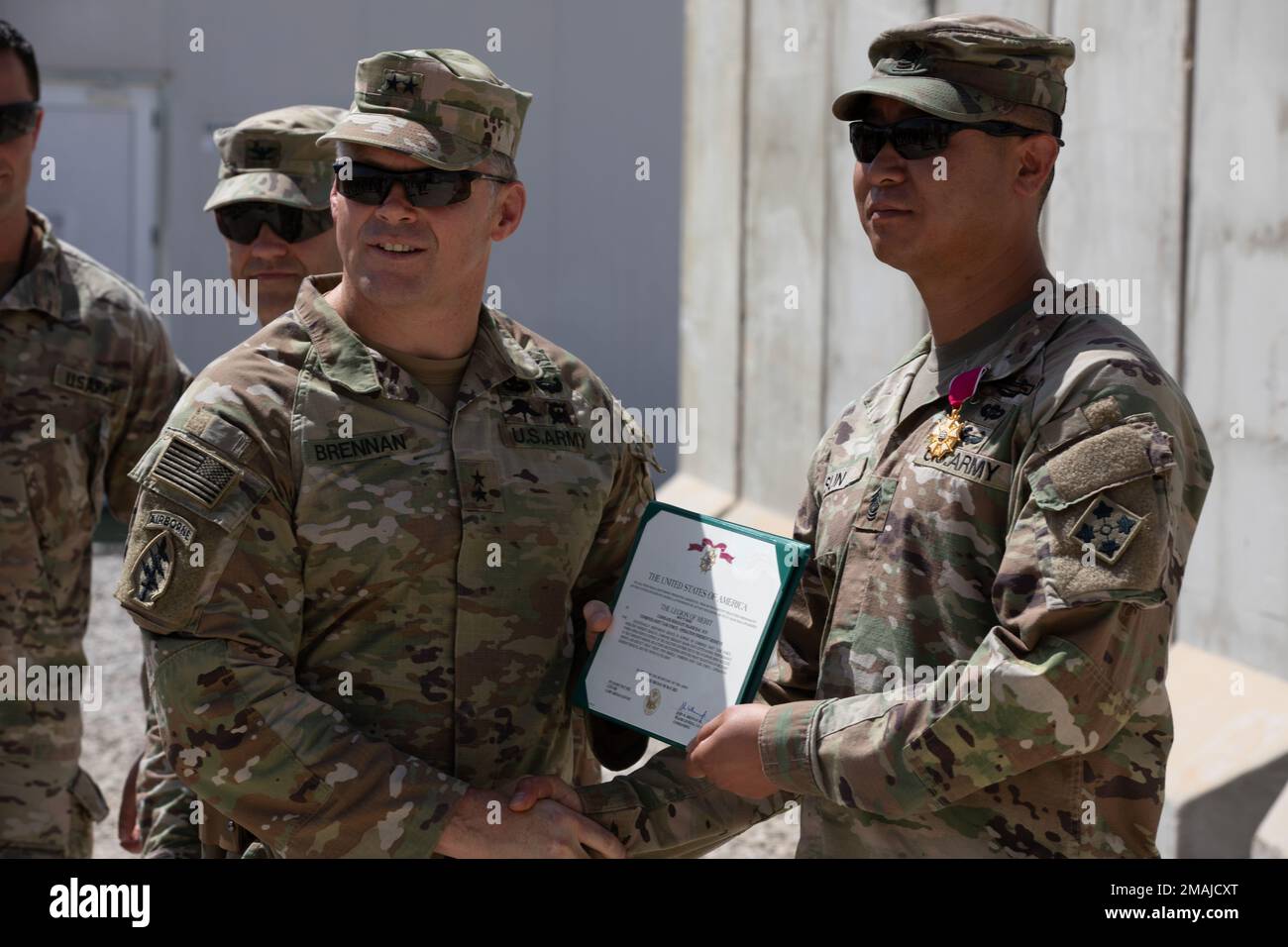 Maj. Gen. John Brennan, the Commander of Combined Joint Task Force ...