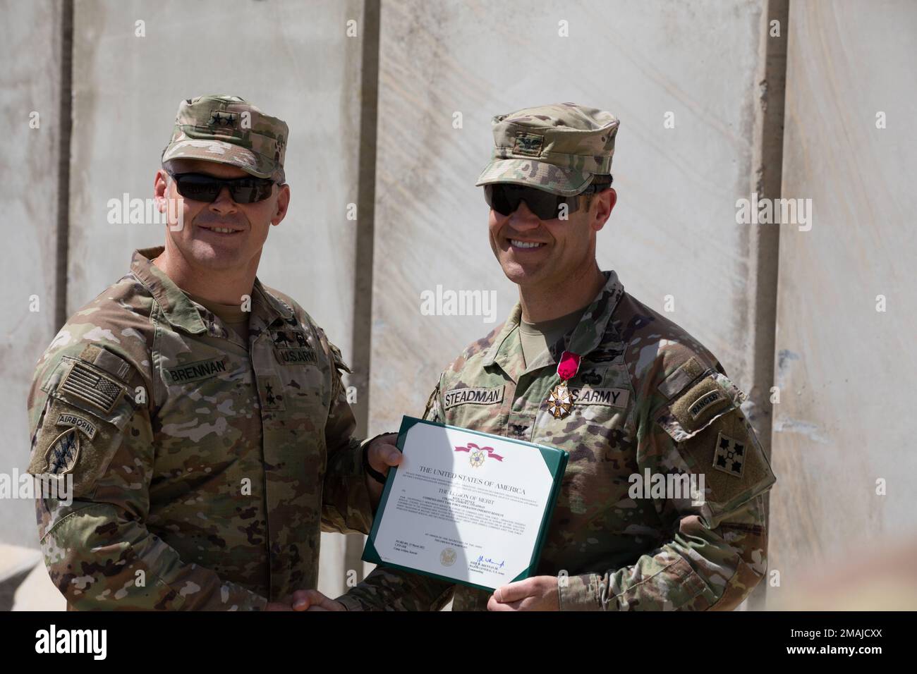 Maj. Gen. John Brennan, the Commander of Combined Joint Task Force ...