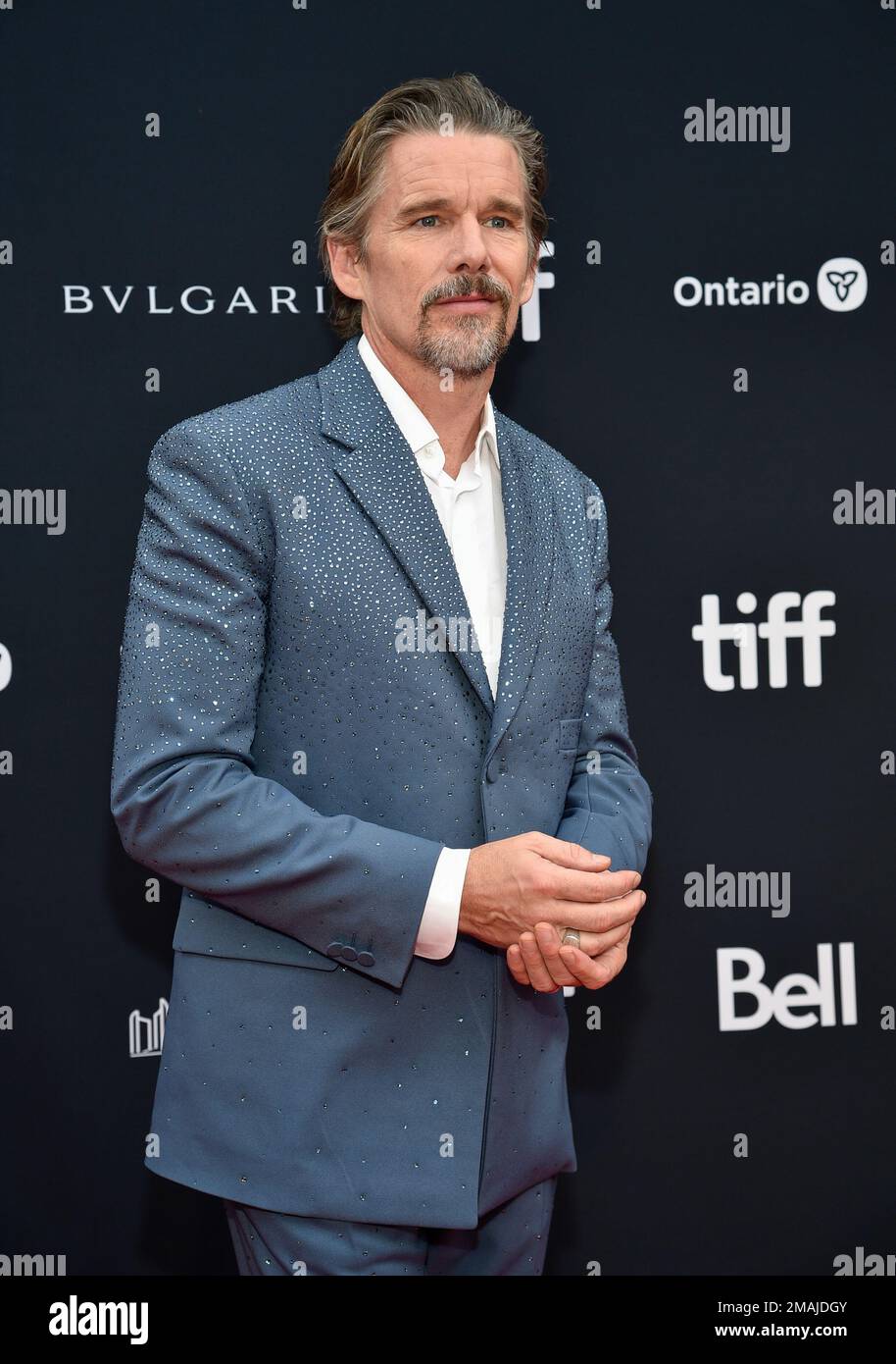 Ethan Hawke attends the premiere of "Raymond & Ray" at Roy Thomson Hall ...