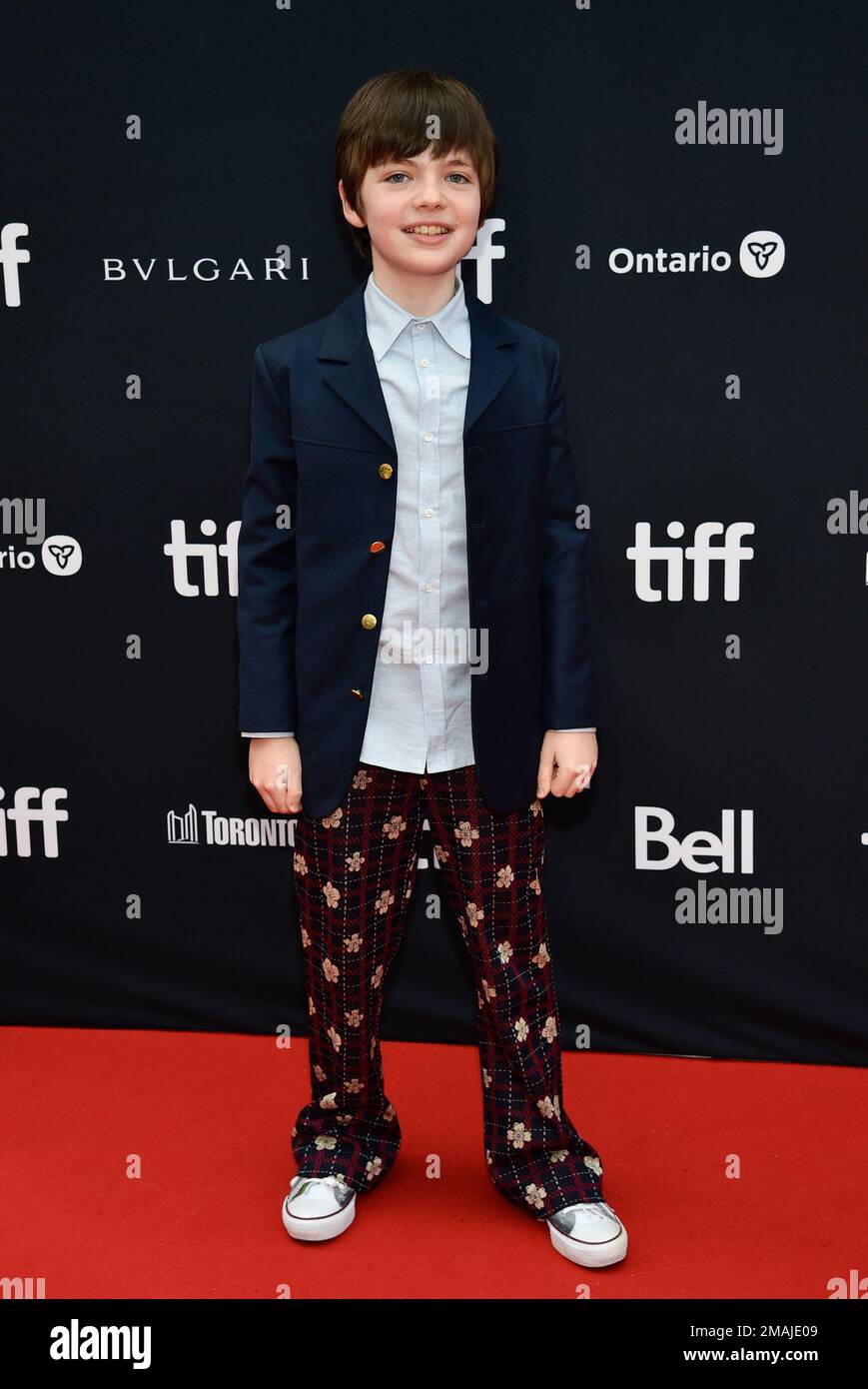 Maxim Swinton attends the premiere of "Raymond & Ray" at Roy Thomson ...