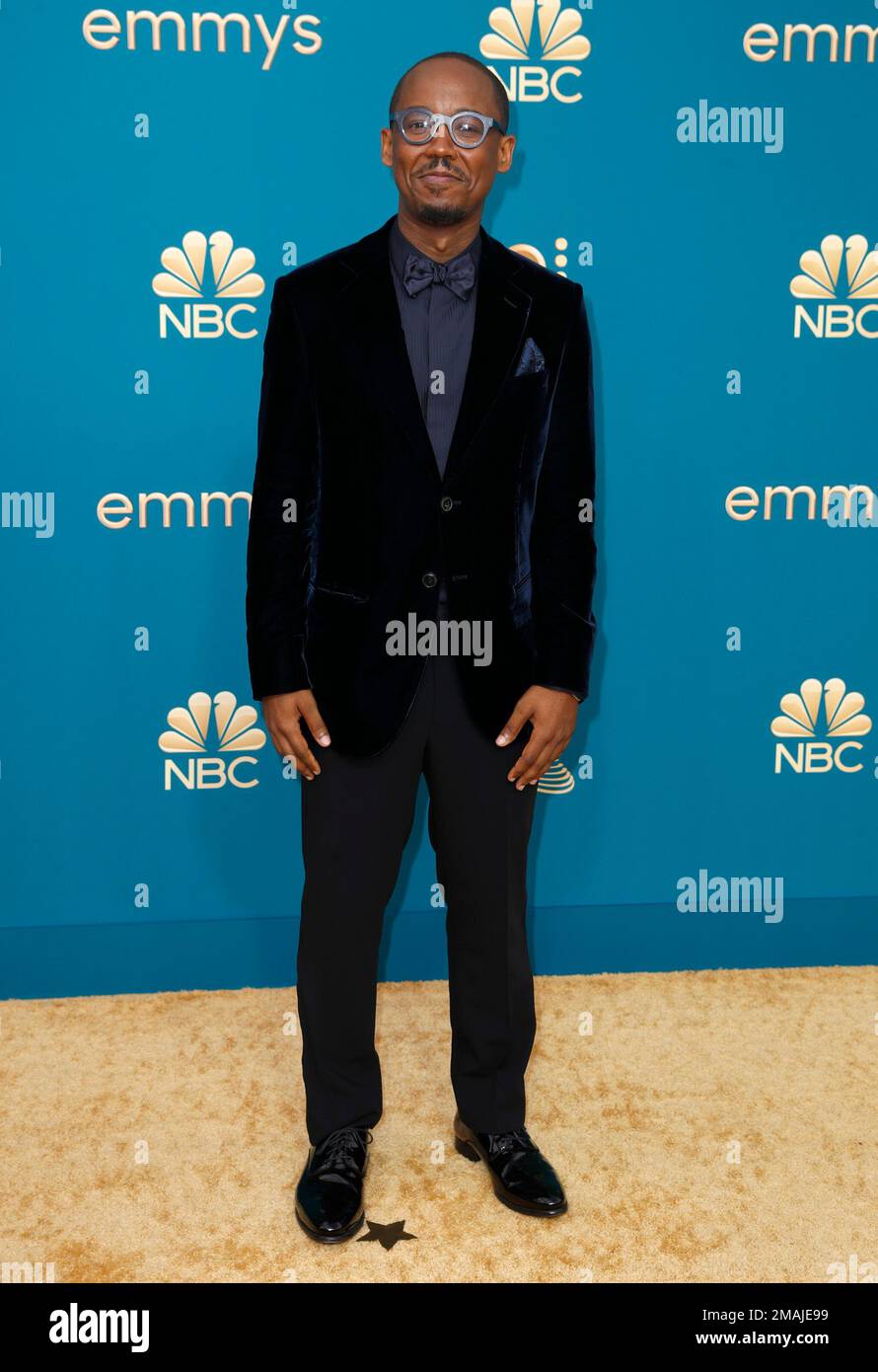 Louis Cato arrives at the 74th Emmy Awards on Monday, Sept. 12, 2022 at ...