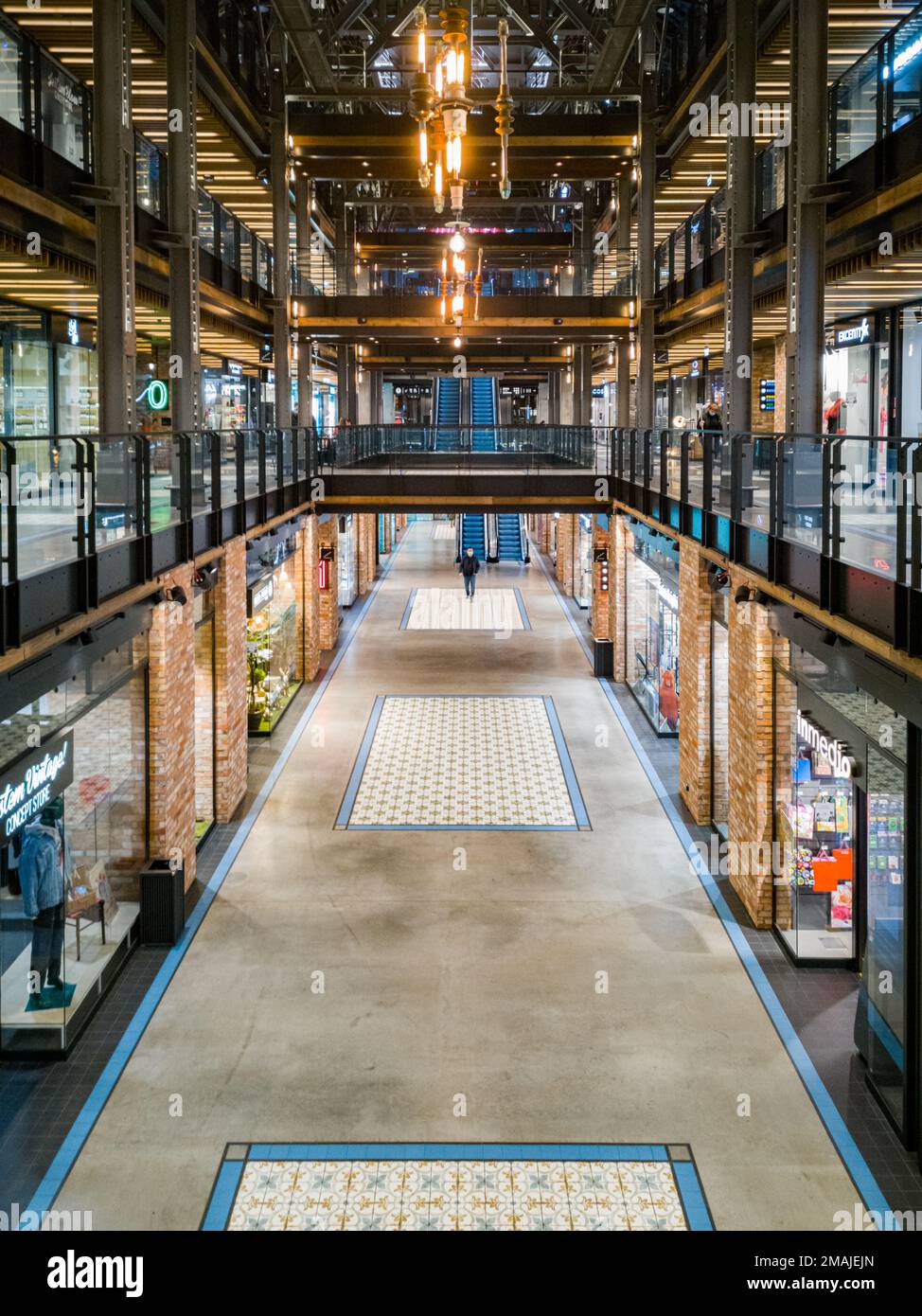 Warsaw, Poland - March 2022: Powisle Power Plant renovated to modern ...