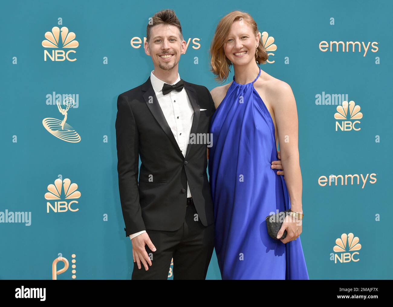 Ballard C. Boyd, left, and Kelsey Boyd arrive at the 74th Primetime ...