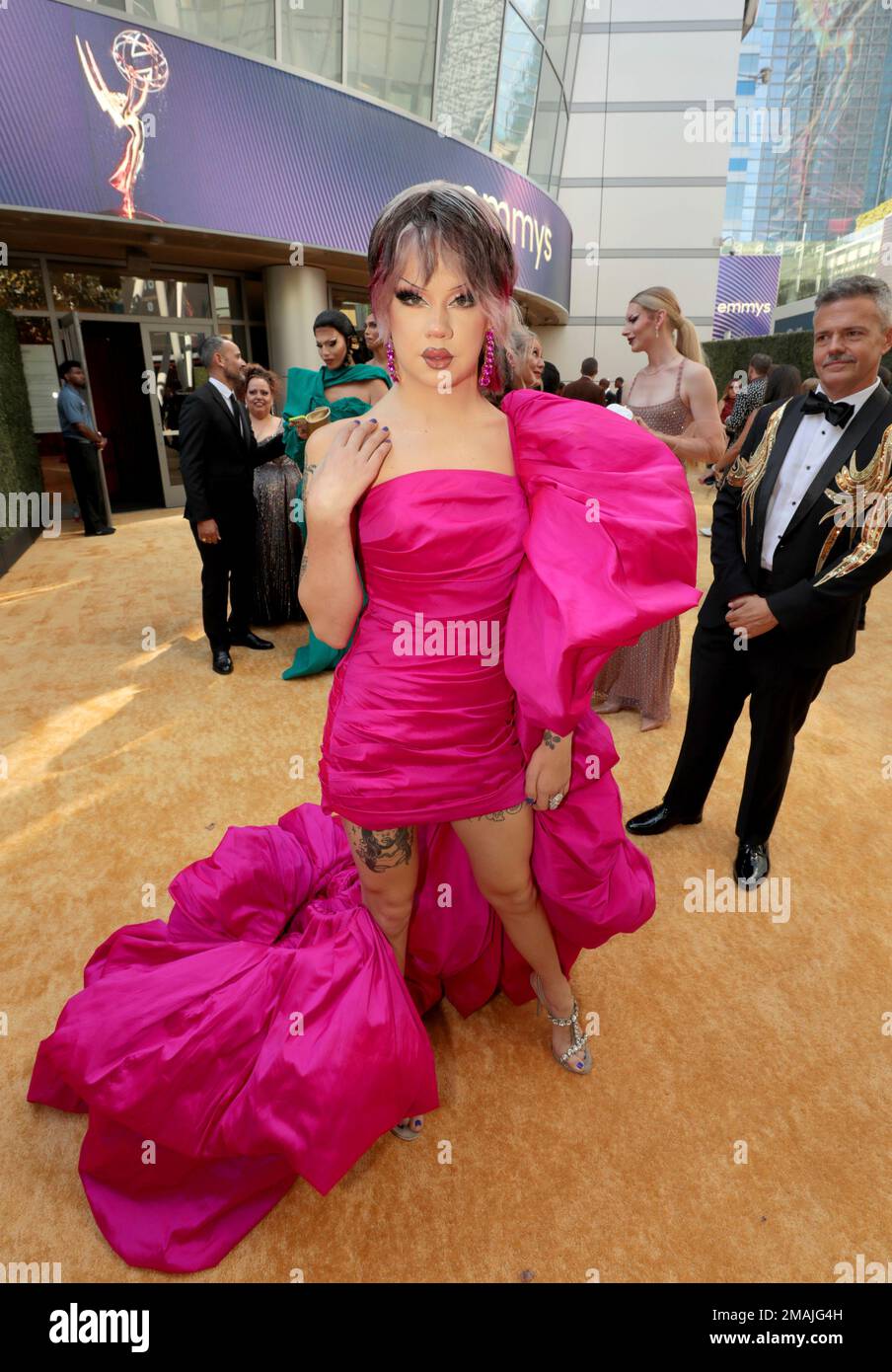 Willow Pill arrives at the 74th Emmy Awards on Monday, Sept. 12, 2022 ...