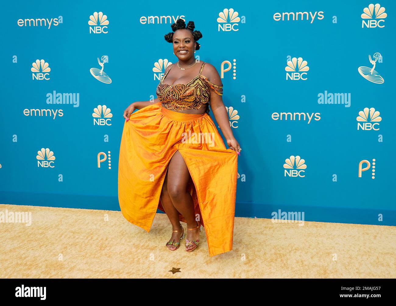Makiah Green arrives at the 74th Primetime Emmy Awards on Monday, Sept ...