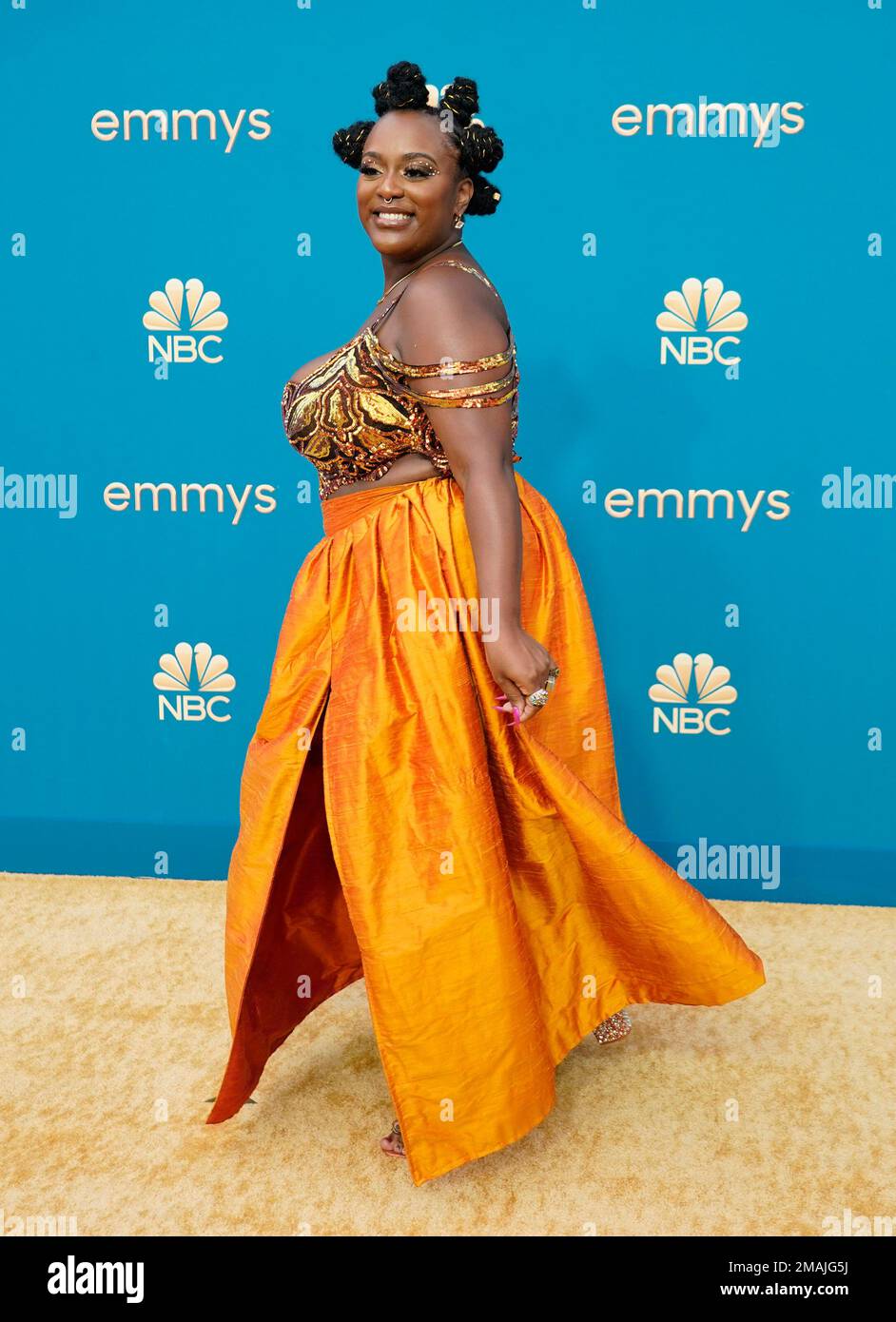 Makiah Green arrives at the 74th Primetime Emmy Awards on Monday, Sept ...
