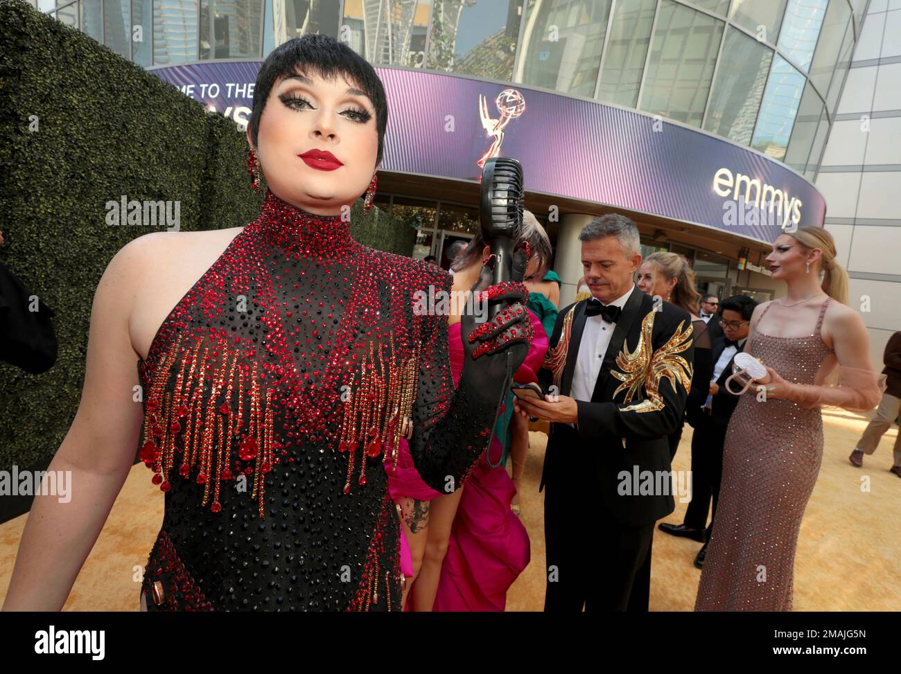 Maddy Morphosis arrives at the 74th Emmy Awards on Monday, Sept. 12 ...