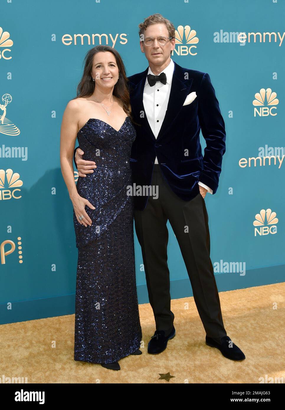 Cara Cherry Lisco, left, and Jonathan Lisco arrive at the 74th ...