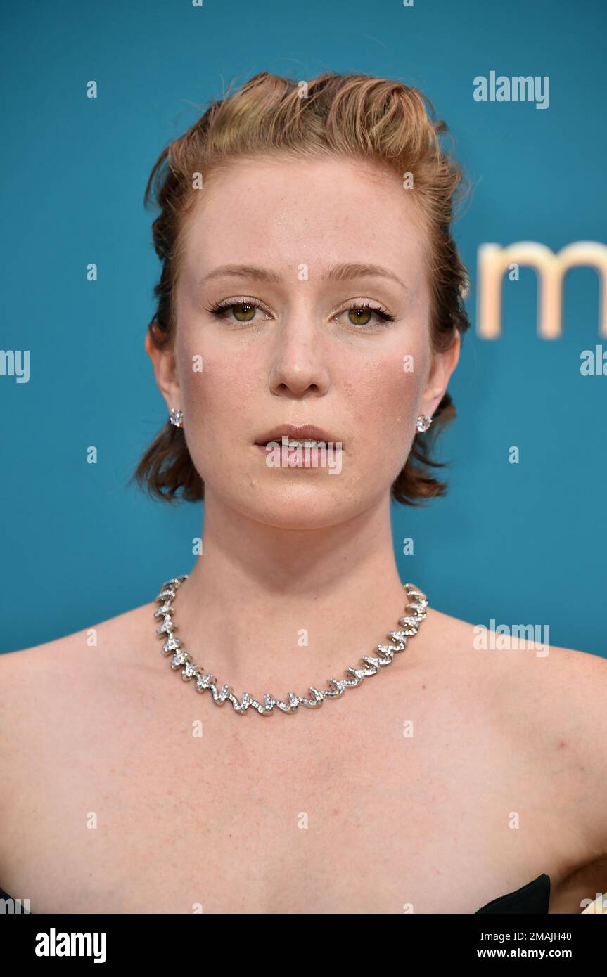 Hannah Einbinder arrives at the 74th Emmy Awards on Monday, Sept. 12 ...