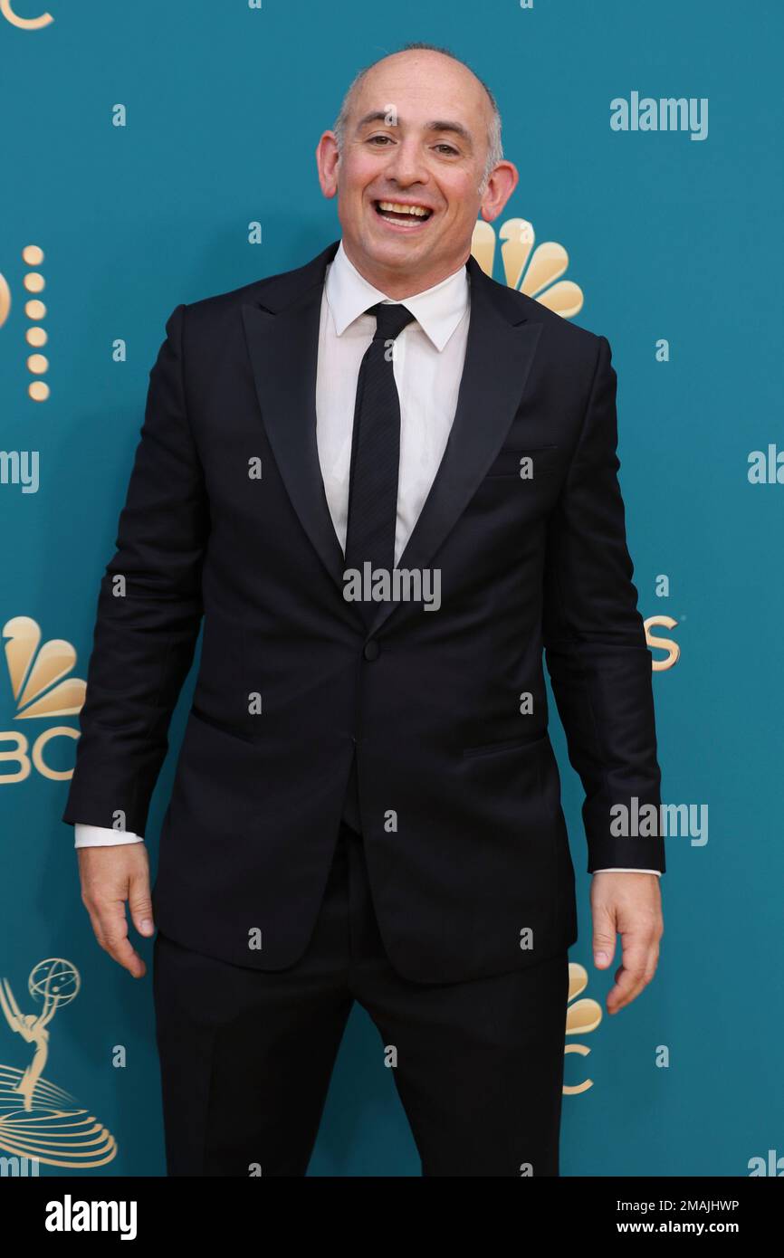 Matt Lappin arrives at the 74th Emmy Awards on Monday, Sept. 12, 2022 ...