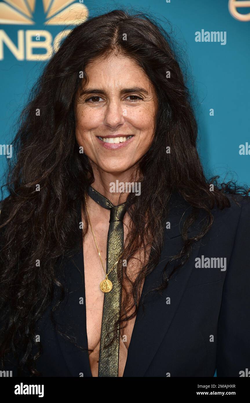 Francesca Gregorini arrives at the 74th Emmy Awards on Monday, Sept. 12 ...