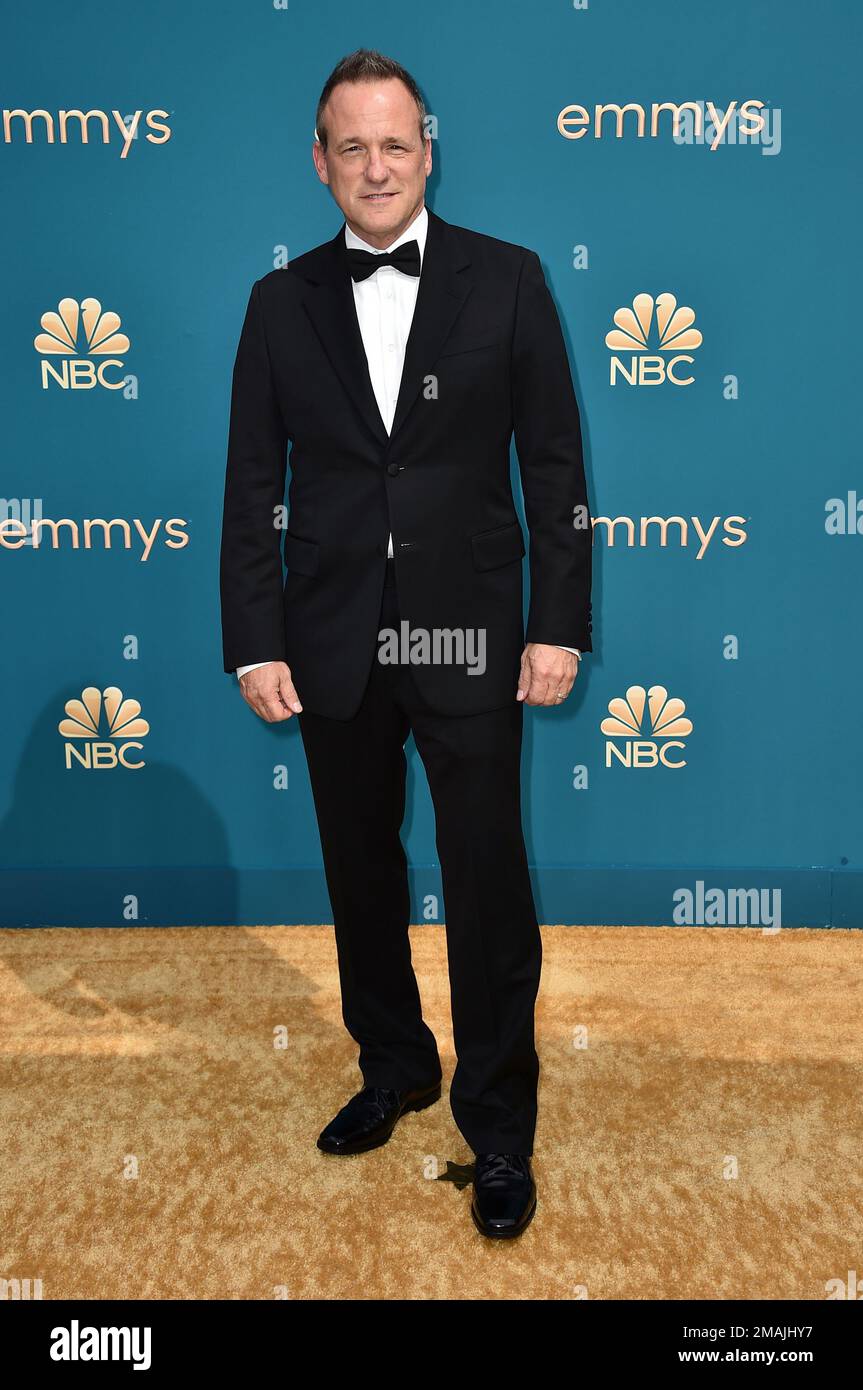 Tom Verica arrives at the 74th Emmy Awards on Monday, Sept. 12, 2022 at ...