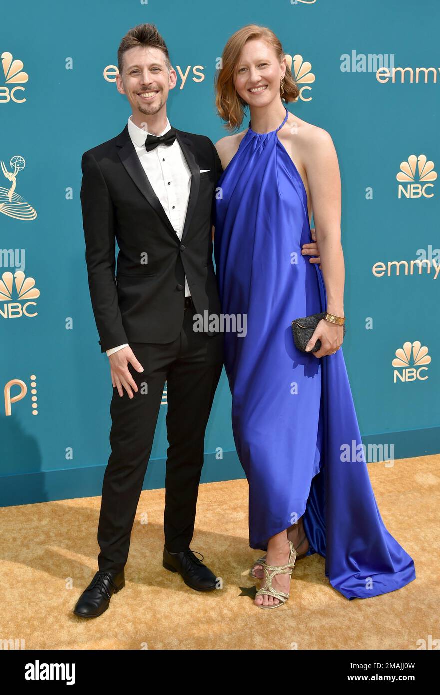 Ballard C. Boyd, left, and Kelsey Boyd arrive at the 74th Primetime ...