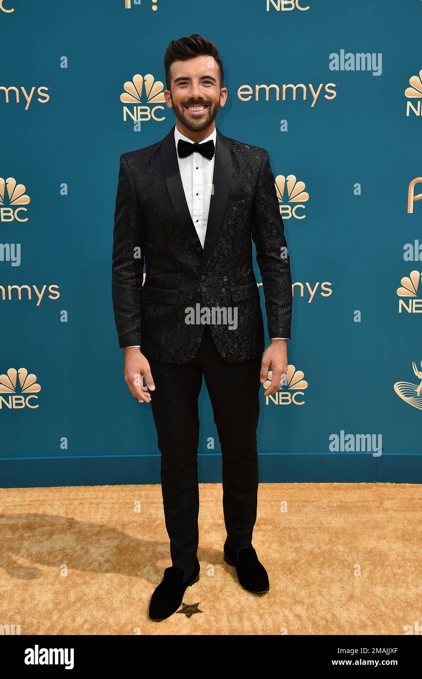 Jeremy Parsons arrives at the 74th Emmy Awards on Monday, Sept. 12 ...