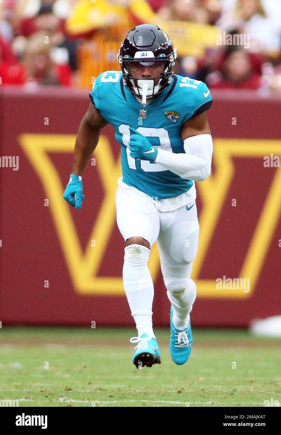 Jacksonville Jaguars wide receiver Christian Kirk (13) runs during an ...