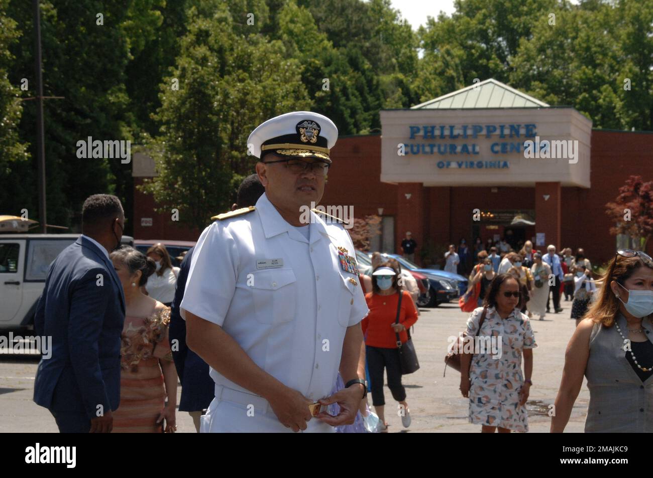 RADM Alan Reyes, Deputy Commander, Naval Supply Systems Command awaits ...