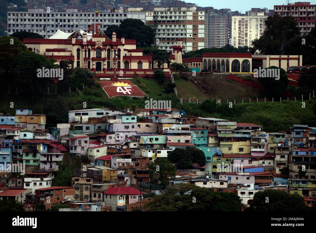 The 4F military museum, where the tomb of late President Hugo Chavez is ...