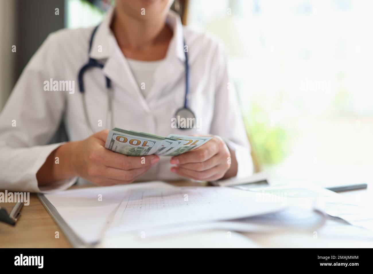 Medical bill insurance doctor counts hi-res stock photography and ...