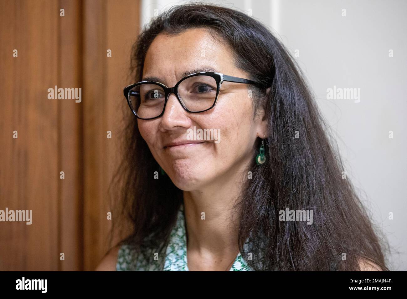 Rep.-elect Mary Peltola, D-Alaska, is interviewed on Capitol Hill in ...