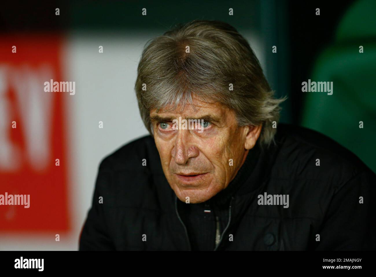 Real Betis head coach Manuel Pellegrini during the Copa del Rey match ...