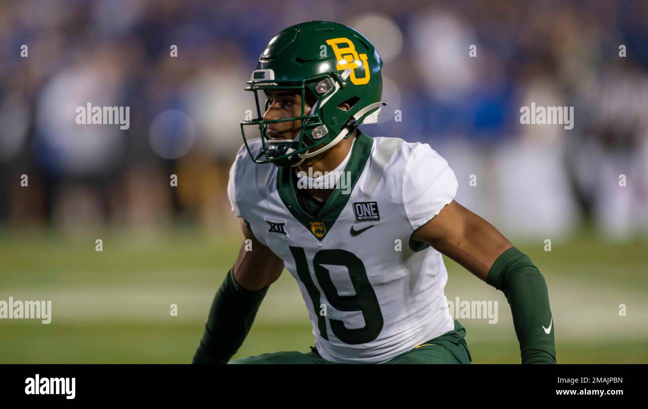Baylor cornerback AJ McCarty (19) on defense during an NCAA football ...