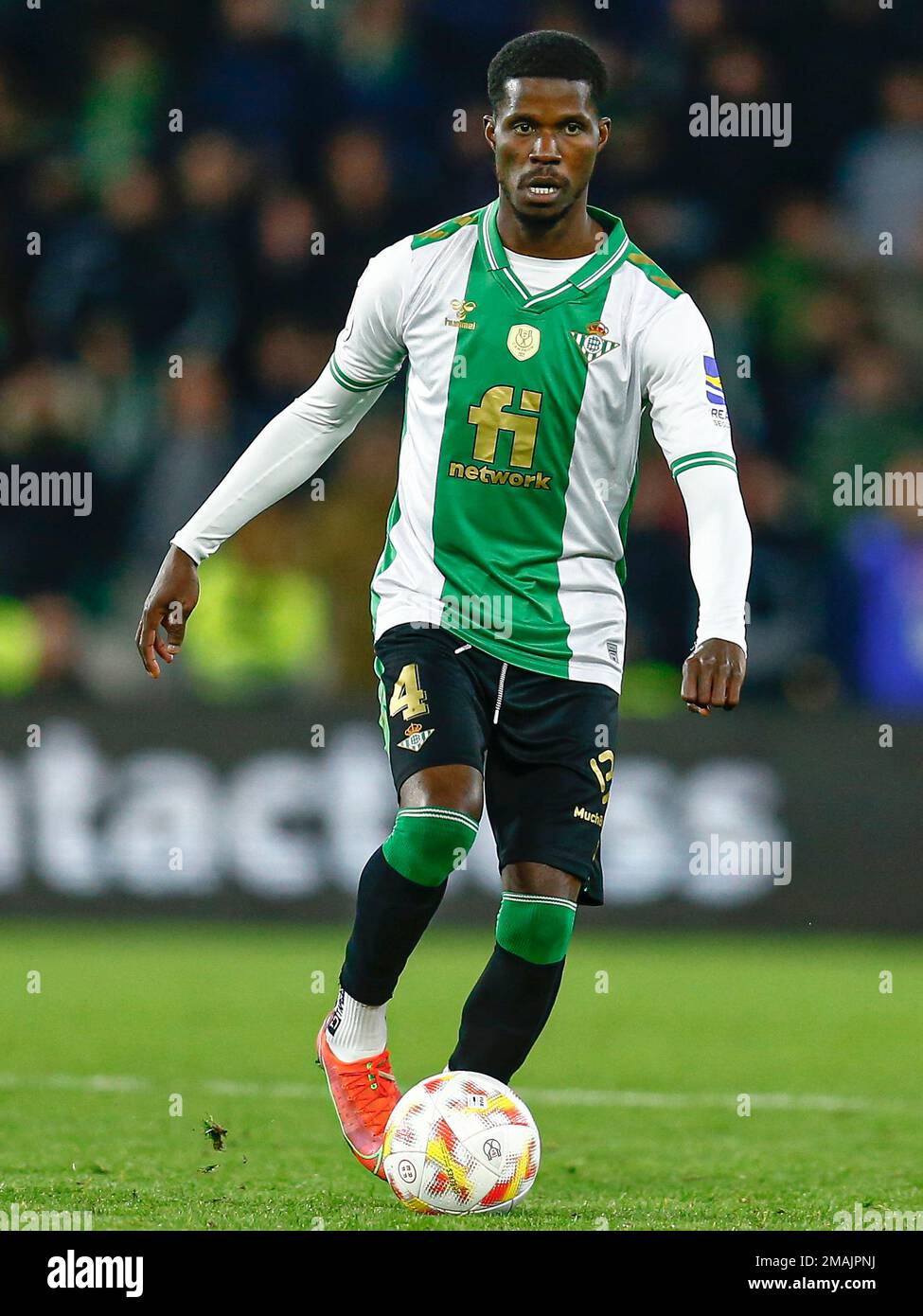 Paul Akouokou of Real Betis during the Copa del Rey match, round of 16 ...
