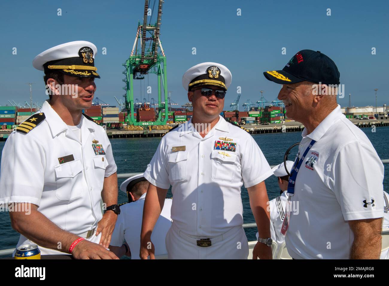 San Pedro, Calif. (May 28, 2022) – Retired Rear Adm. Mike Shatynski ...