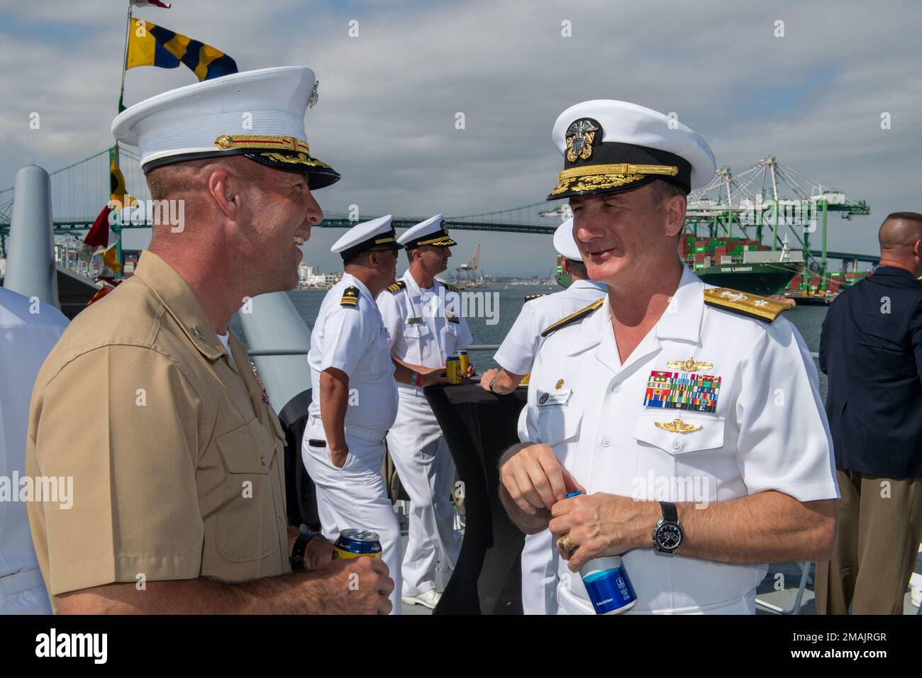 San Pedro, Calif. (May 28, 2022) – U.S. Navy Rear Adm. Robb Chadwick ...
