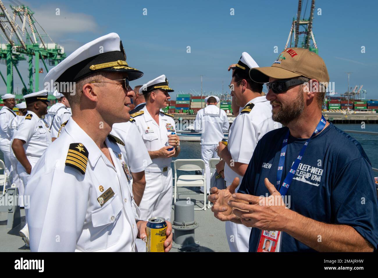 San Pedro, Calif. (May 28, 2022) – Capt. Matthew Thomas, commanding ...