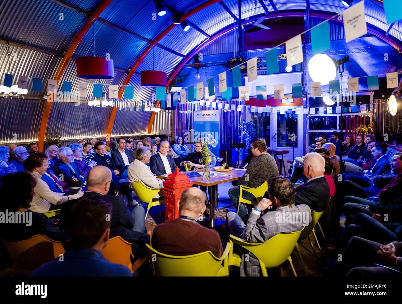 AMERSFOORT - Gert-Jan Segers and Mirjam Bikker during the second winter ...