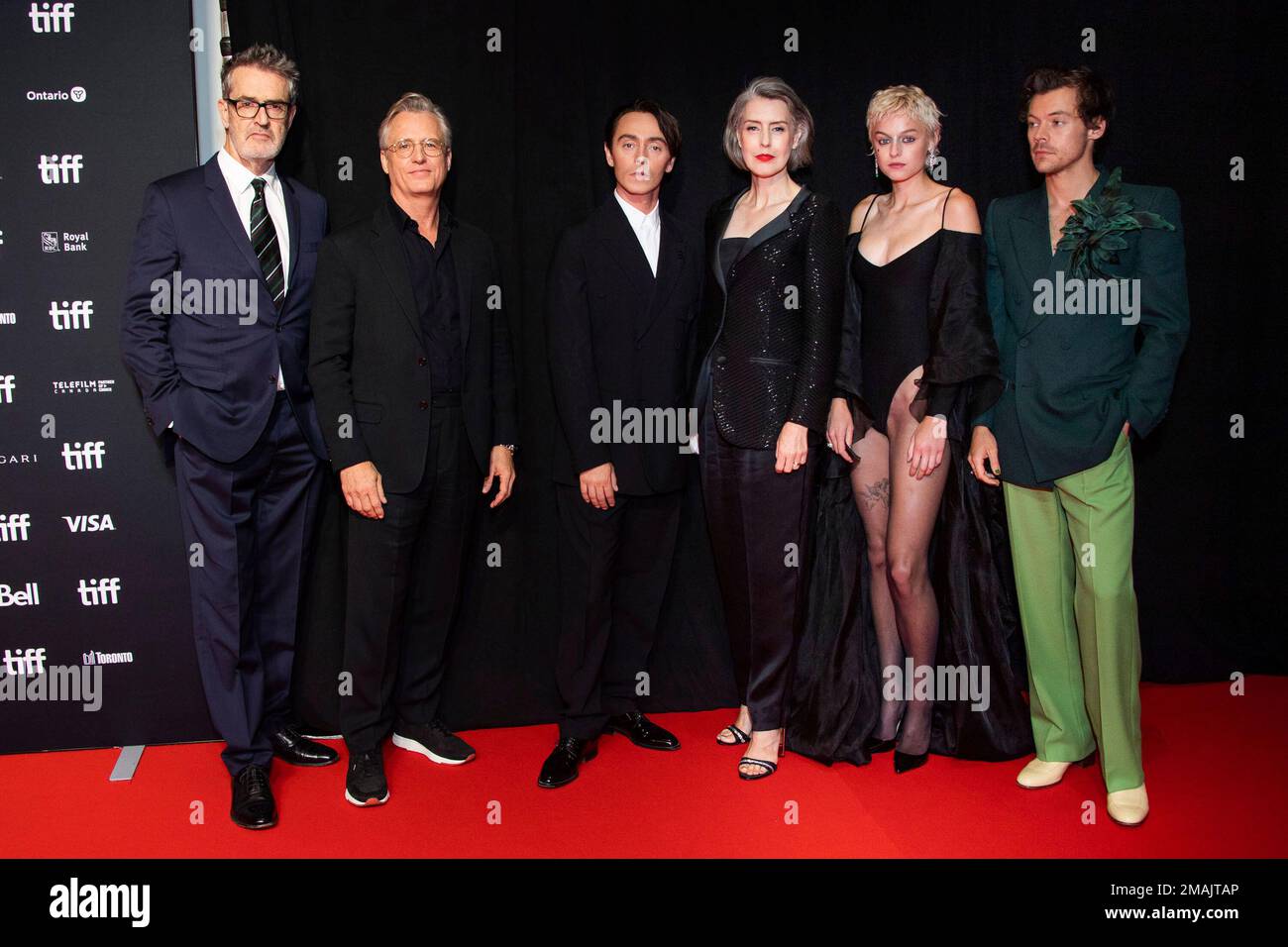 From left, Rupert Everett, Linus Roache, David Dawson, Gina Mckee, Emma ...
