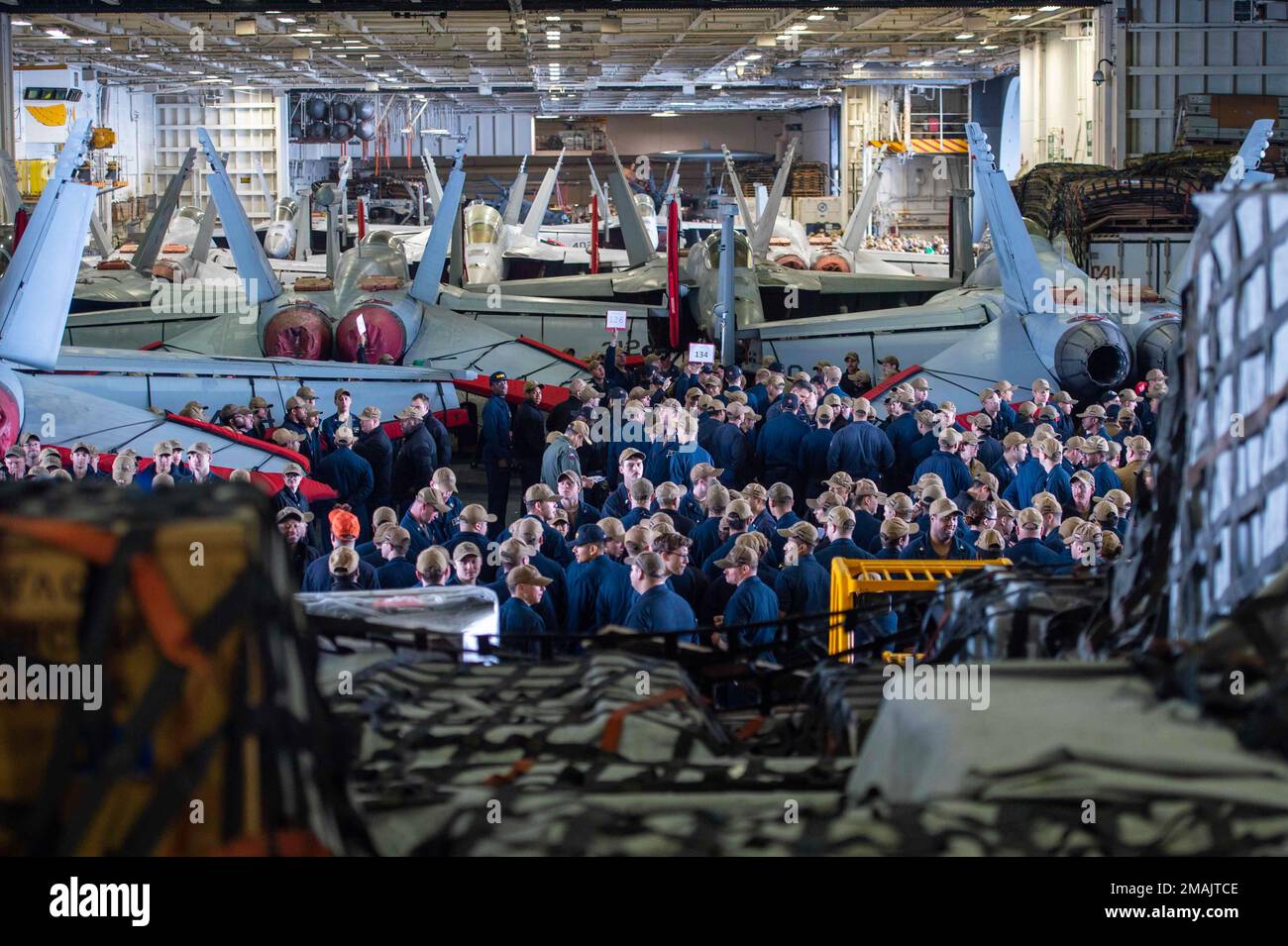 220528-N-KU796-1003 PACIFIC OCEAN (May 28, 2022) Sailors assemble in ...