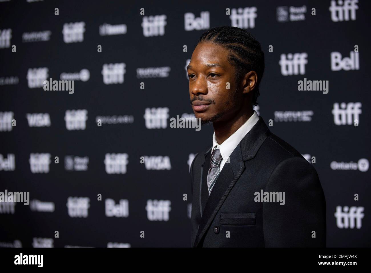 Lamar Johnson attends the TIFF Tribute Awards at Fairmont Royal York ...
