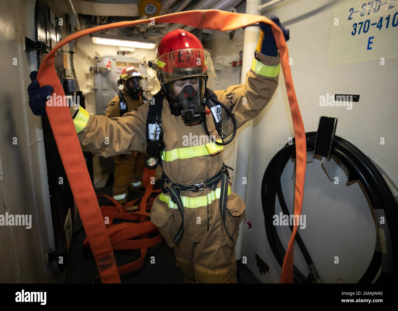 220528-N-DE439-1078 NORWEGIAN SEA (May 28, 2022) Damage Control Fireman ...