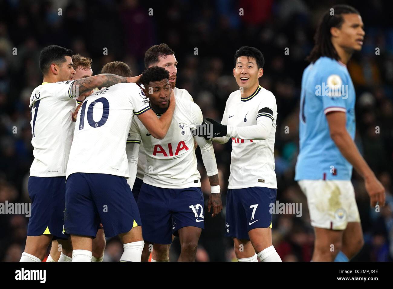 Tottenham Hotspur's Emerson Royal celebrates scoring their side's ...