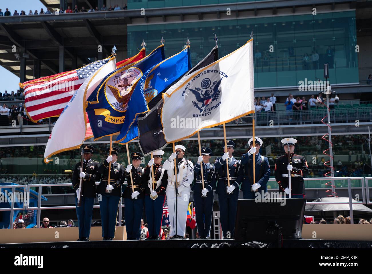 Indiana National Guardsmen support the Indianapolis 500, Sunday, May 29 ...