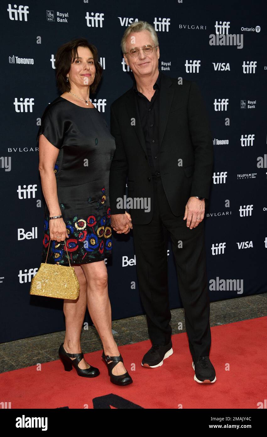 Rosalind Bennett, left, and Linus Roache attend the premiere of "My ...