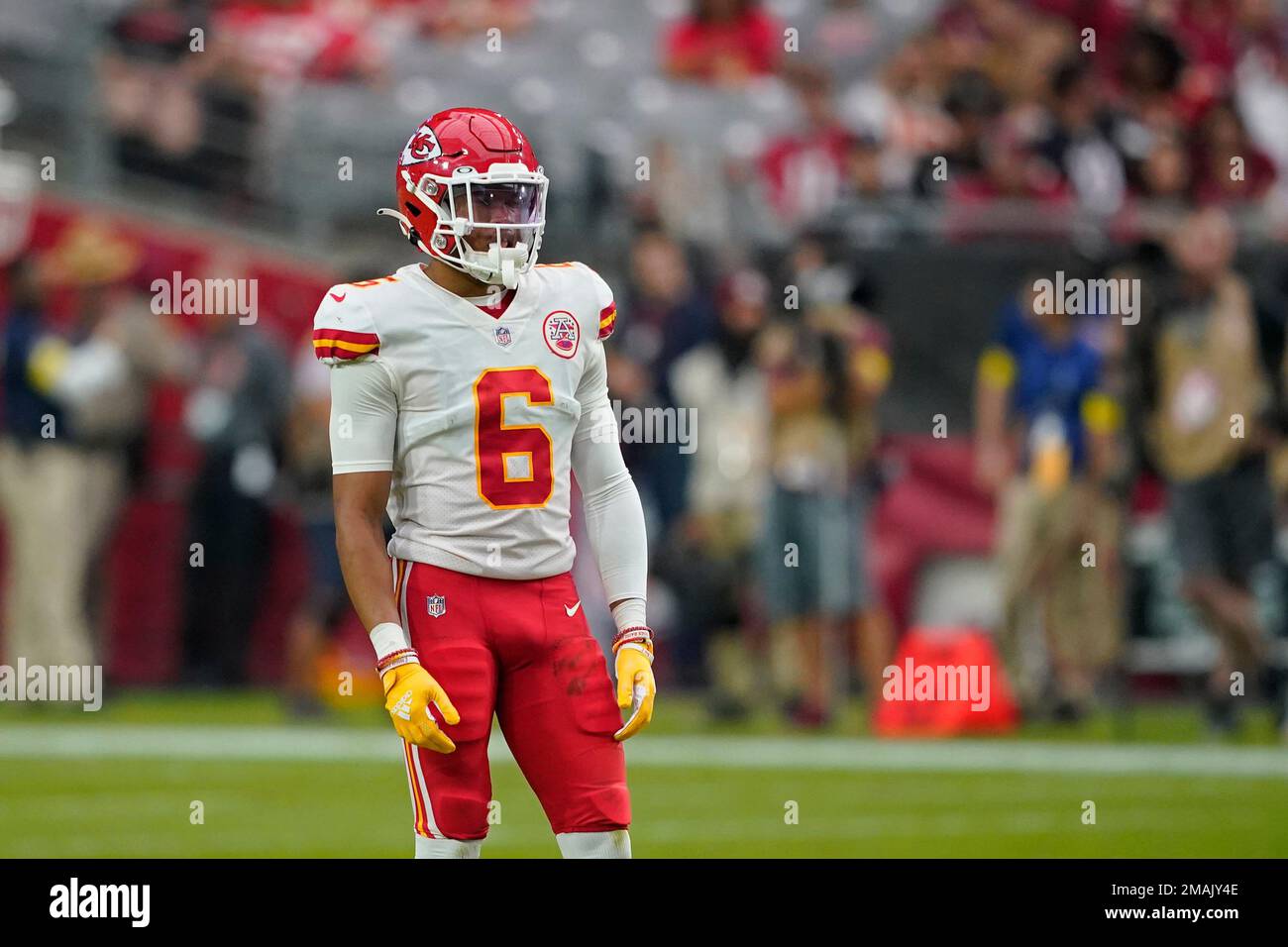 Kansas City Chiefs safety Bryan Cook plays against the against the ...