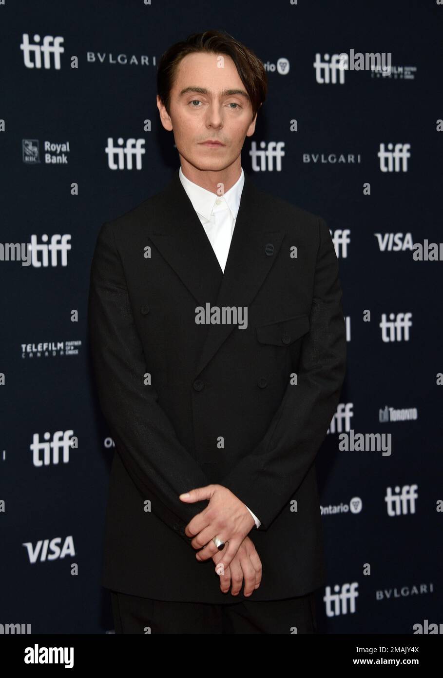 David Dawson attends the premiere of "My Policeman" at the Princess of ...