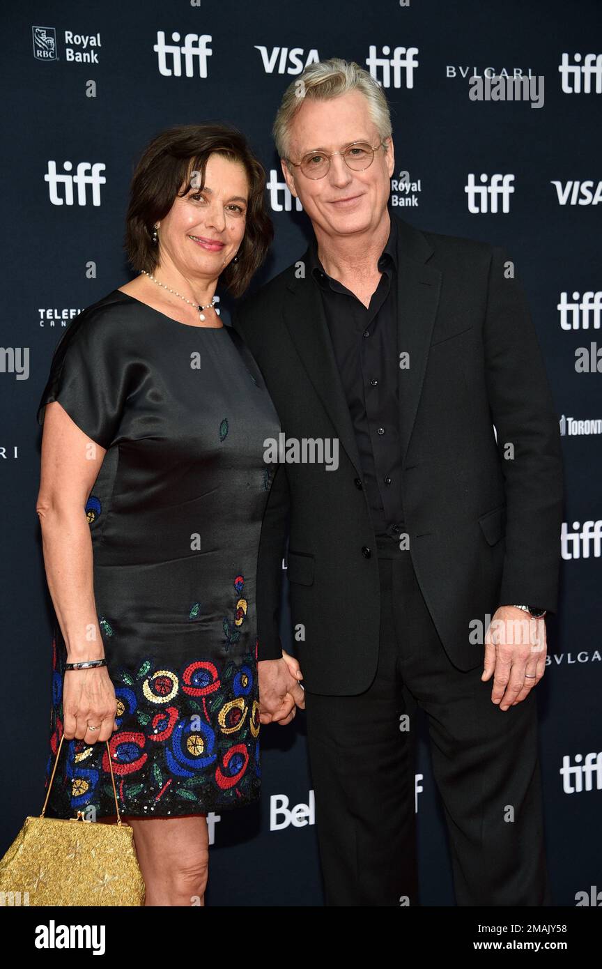 Rosalind Bennett, left, and Linus Roache attend the premiere of "My ...