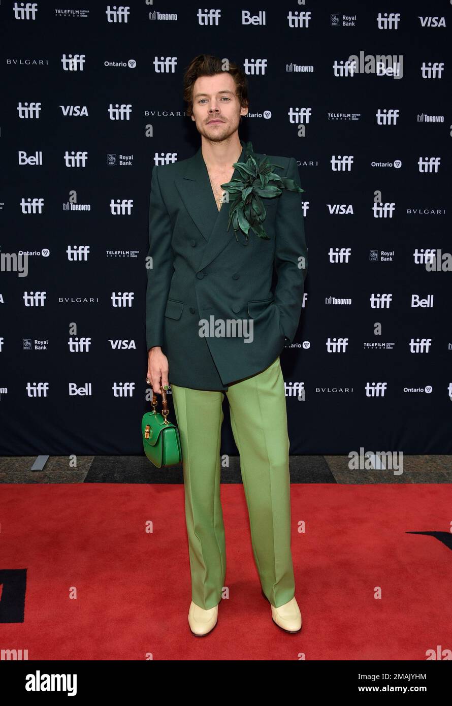 Harry Styles attends the premiere of "My Policeman" at the Princess of ...