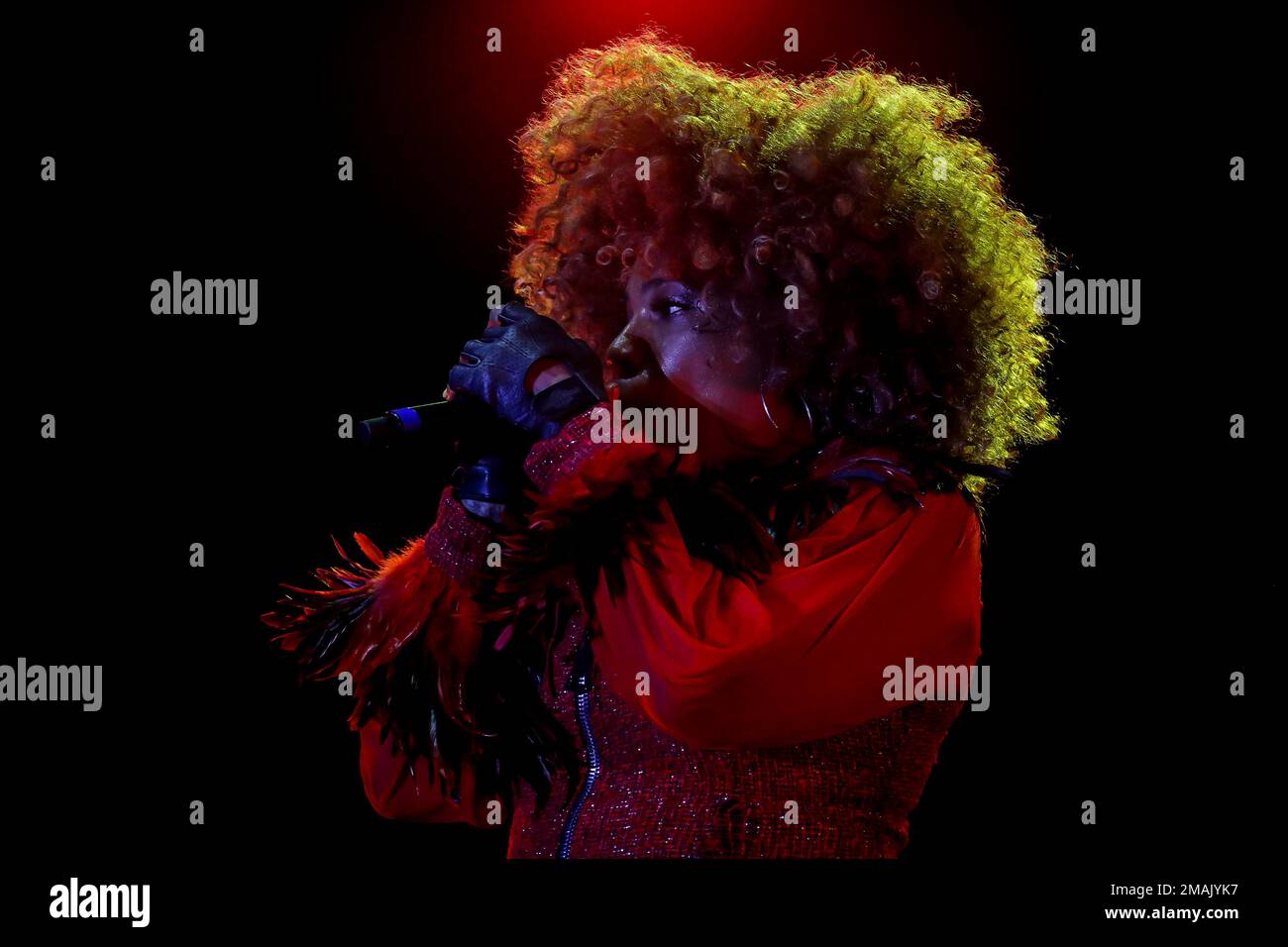Macy Gray performs during the Rock in Rio music festival in Rio de ...